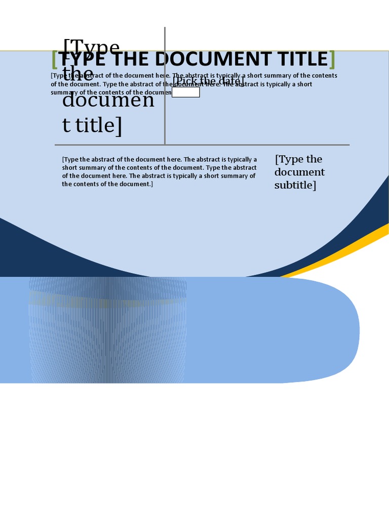 Template Cover Ms. Word Imago Media Keren | PDF