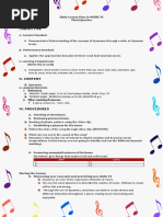 Detailed Lesson Plan For Music | PDF | Tempo | Music Theory