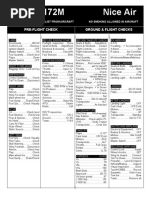 Piper Twin Comanche Pa30 Checklist | PDF | Takeoff | Landing Gear