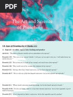 Homiletics Course Notes | PDF | Sermon | Jesus