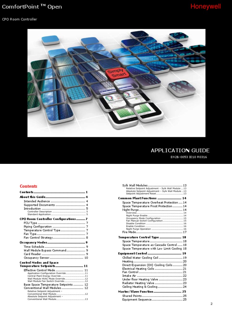 CPO Room Controller Application Guide | PDF | Heat Exchanger | Temperature