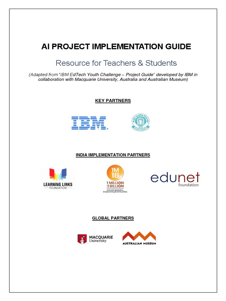 AI Project Guide for Class 12 Students | PDF | Intelligence (AI ...