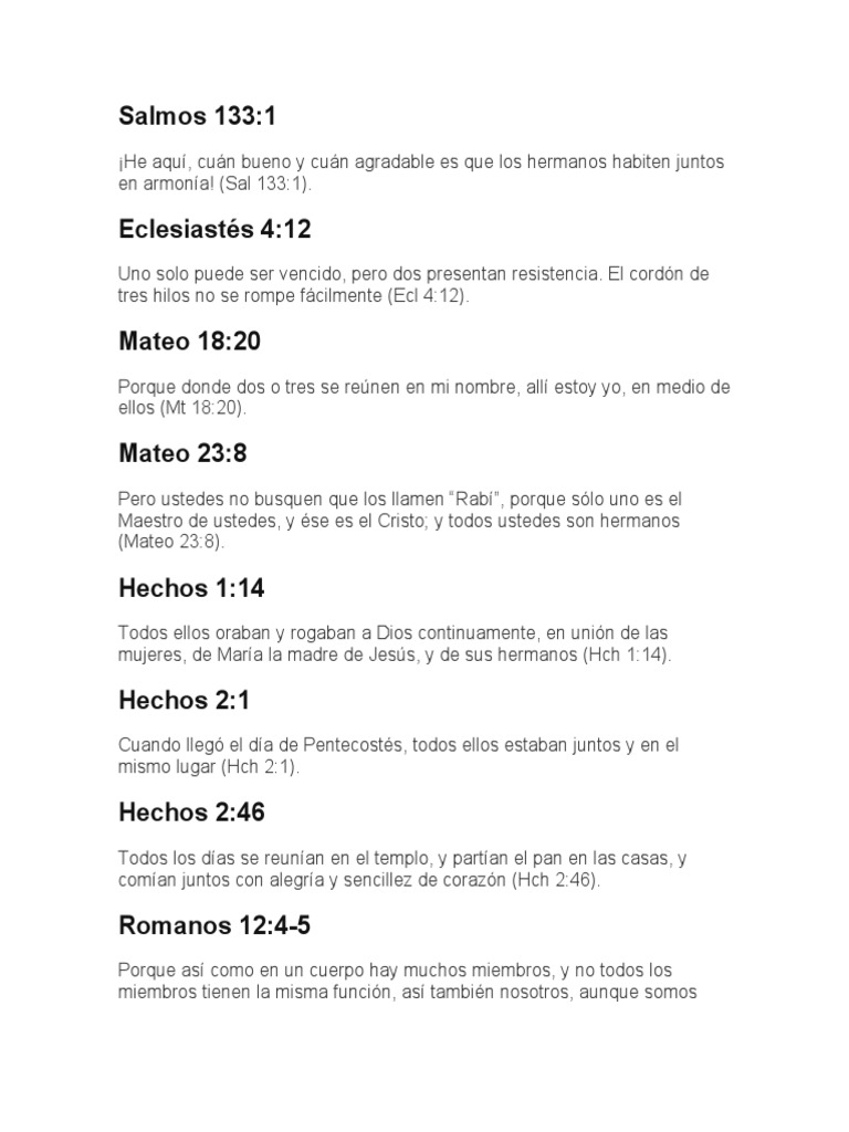 Salmos 133 | PDF | Cristo (título) | eucaristía