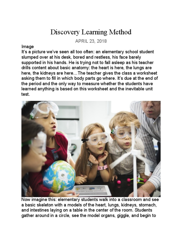 Discovery Learning Method | PDF | Learning | Teachers