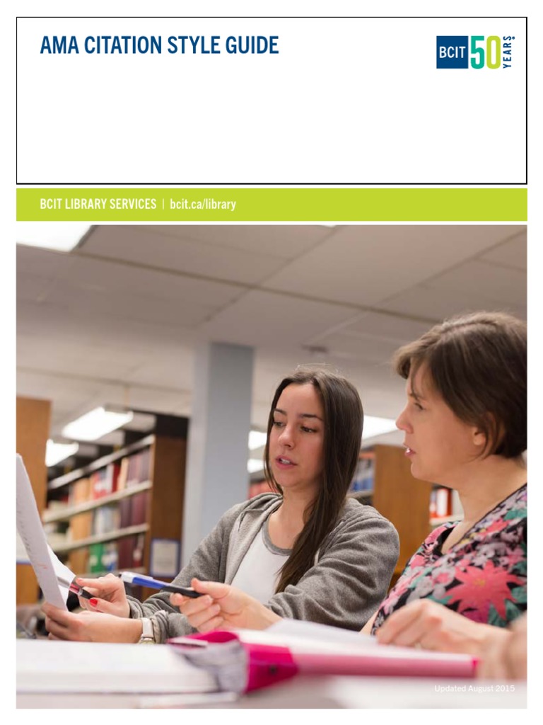 AMA Citation Guide for Students | PDF | Citation | Comma