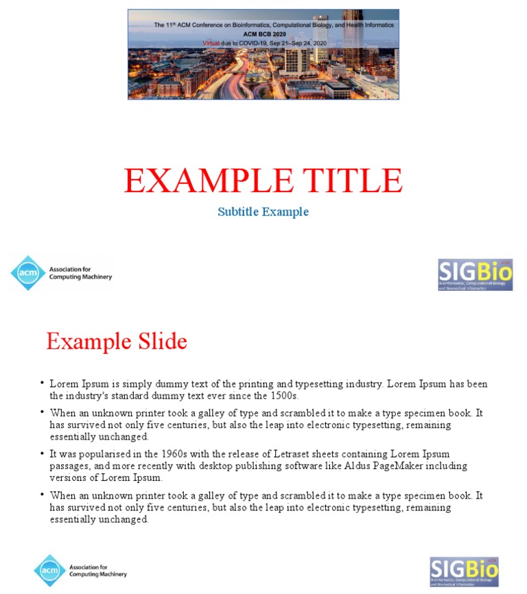 Acm Powerpoint Template | PDF