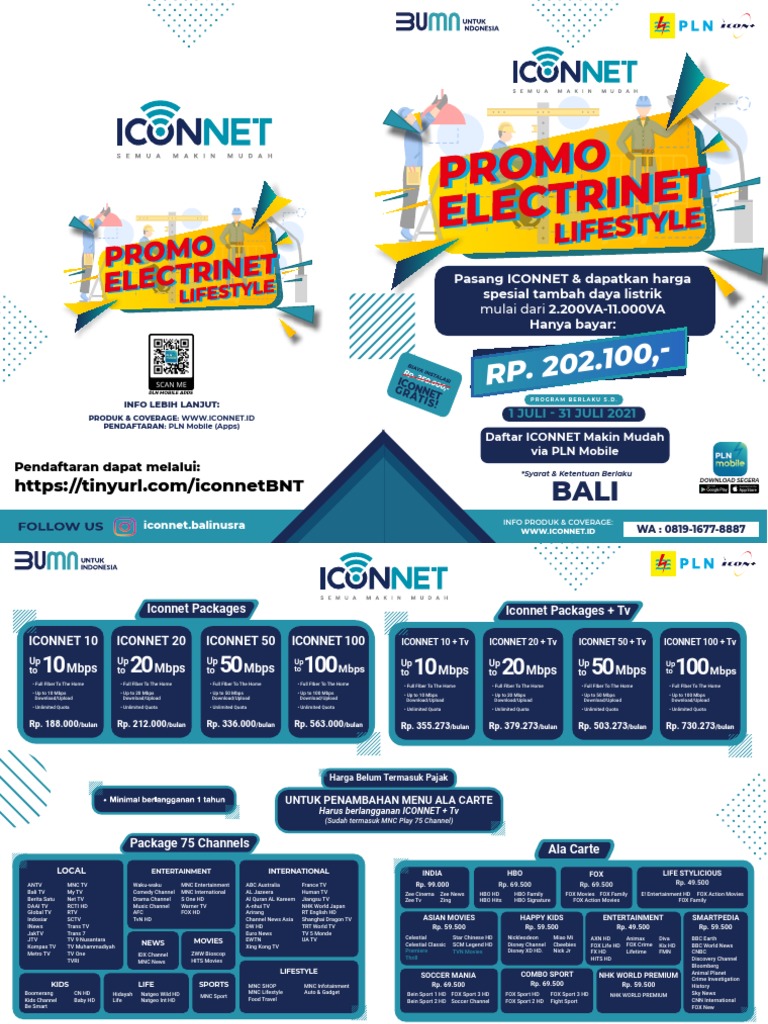 Pasang ICONNET & Dapatkan Harga Spesial Tambah Daya Listrik Hanya Bayar ...
