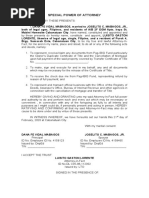 SPA - Administer Property | PDF | Power Of Attorney | Notary Public