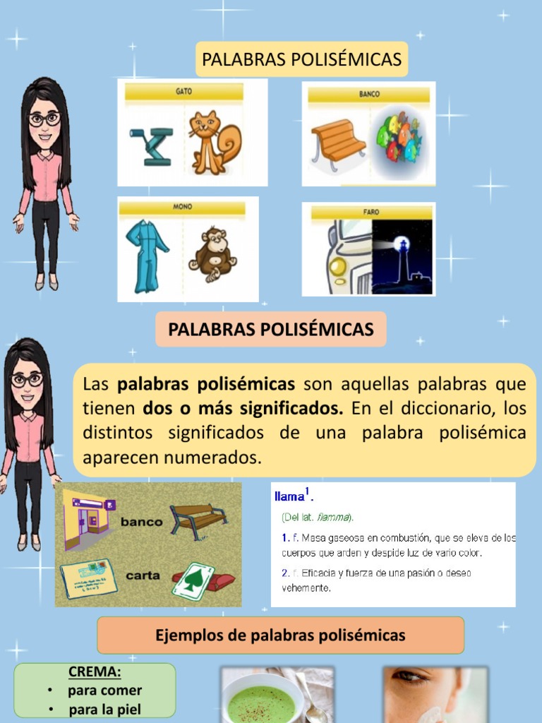 Clase #33 - Palabras Polisémicas | PDF