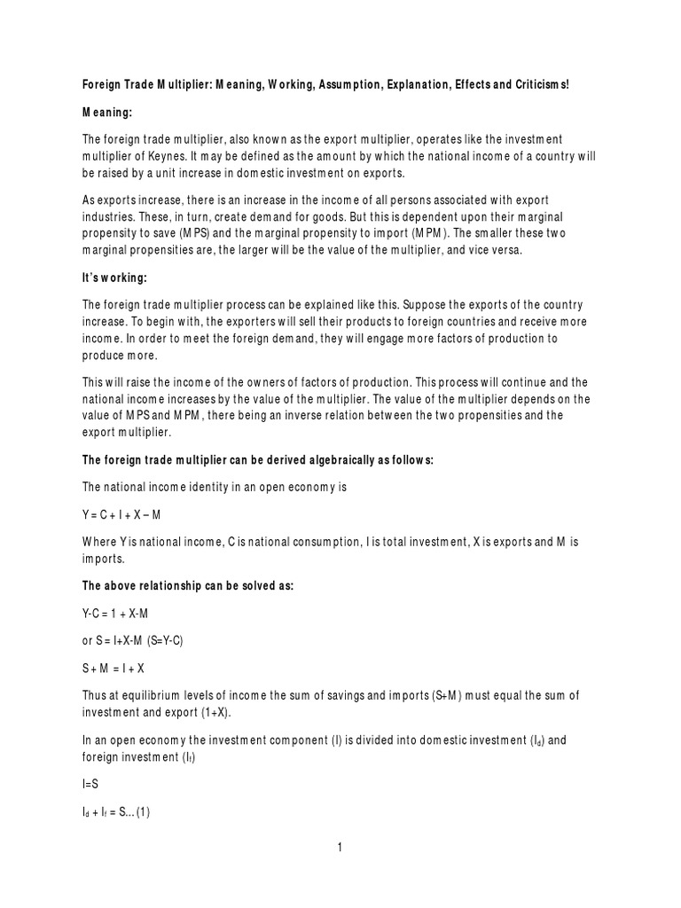 27 5th Sem CC-11 Foreign Trade Multiplier Repercussion - Amitava Sarkar ...