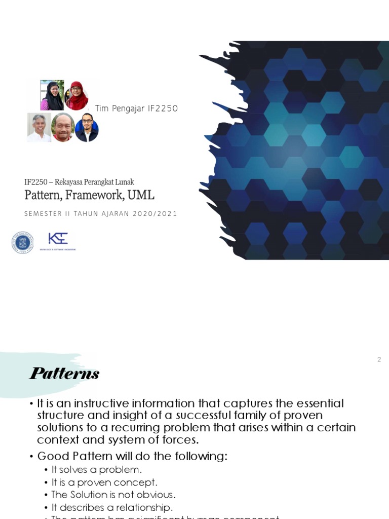 Pattern - Framework - UML | PDF | Unified Modeling Language | Systems ...