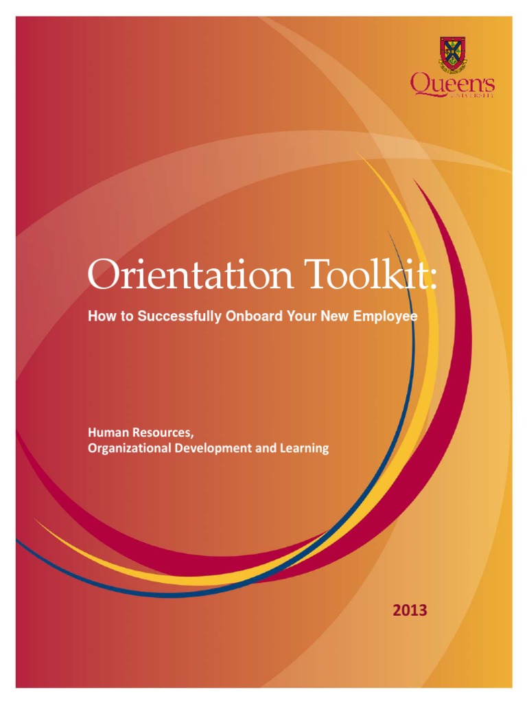 Orientation Toolkit:: How To Successfully Onboard Your New Employee ...