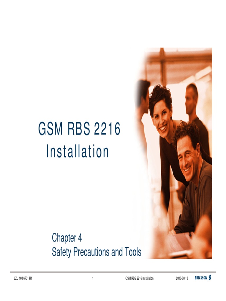 GSM RBS 2216 Installation: Safety Precautions and Tools | PDF ...