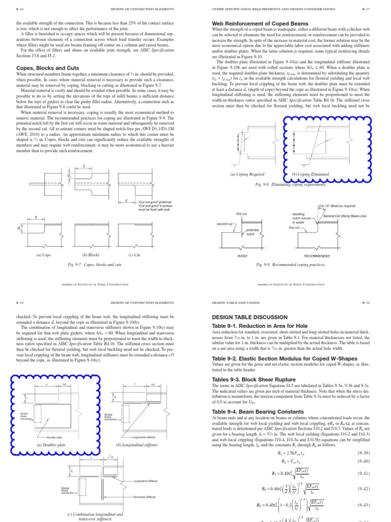 Web Reinforcement For Coped Beam | PDF | Buckling | Beam (Structure)