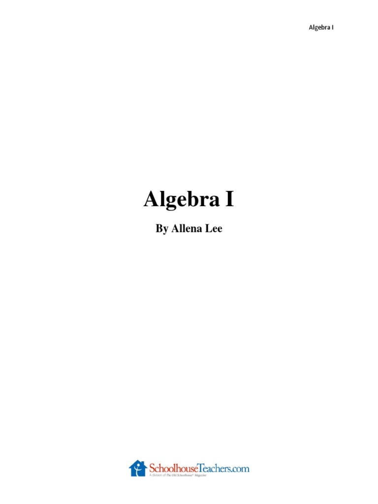 Algebra 1 - Lessons 1-36 - 5-10-21 | PDF | Equations | Algebra