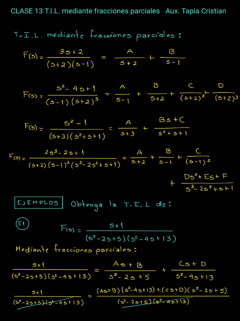 13 Transformadas de Integrales | PDF