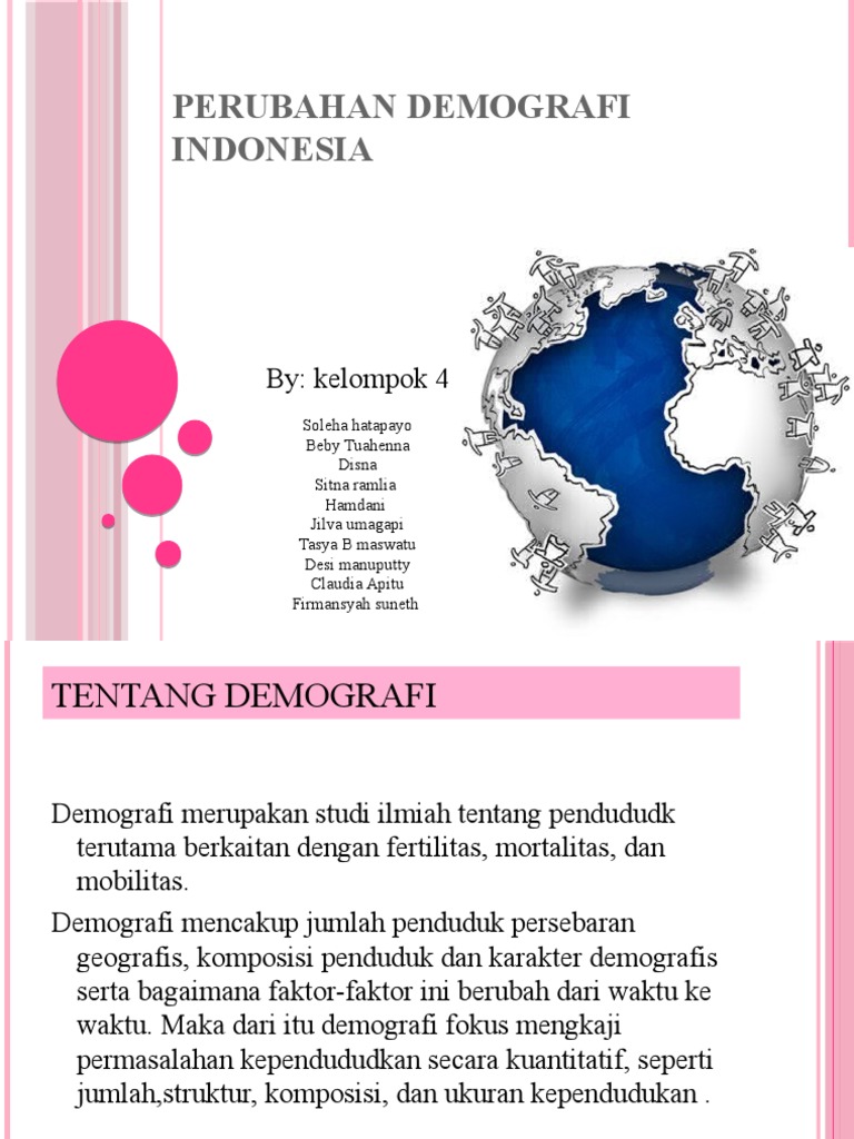 Perubahan Demografi Indonesia | PDF