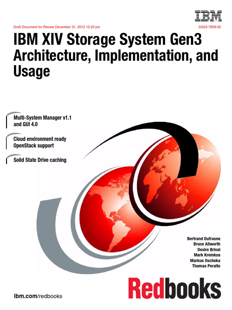 Architecture, Implementation, and Usage: IBM XIV Storage System Gen3 ...