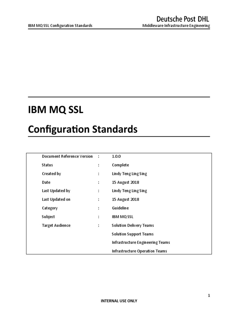 Ibm MQ SSL | Download Free PDF | Transport Layer Security | Public Key ...