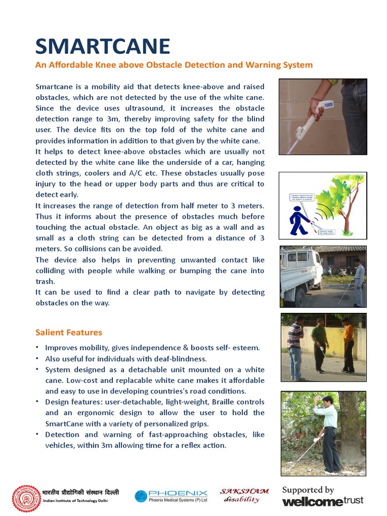 Smartcane: An Affordable Knee Above Obstacle Detection and Warning ...