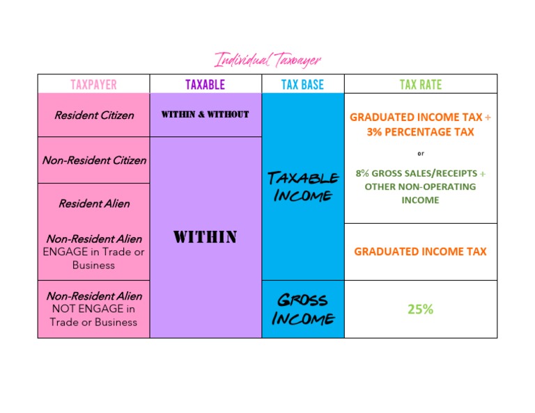 Individual Taxpayer | PDF