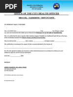 Medico-Legal Certificate Sample | PDF