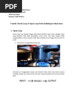 Jurnal Analisa Open Loop Close Loop | PDF