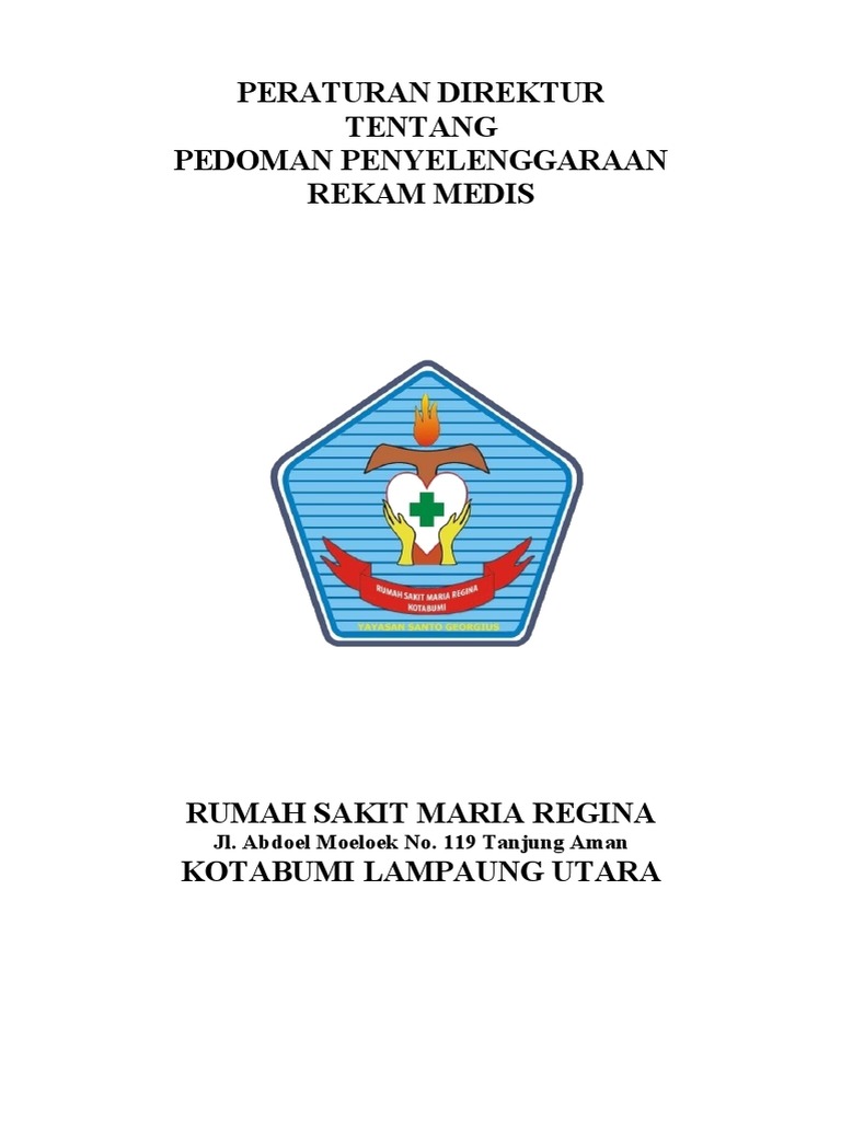 Pedoman Rekam Medis RS Maria Regina | PDF | Pengembangan Diri ...