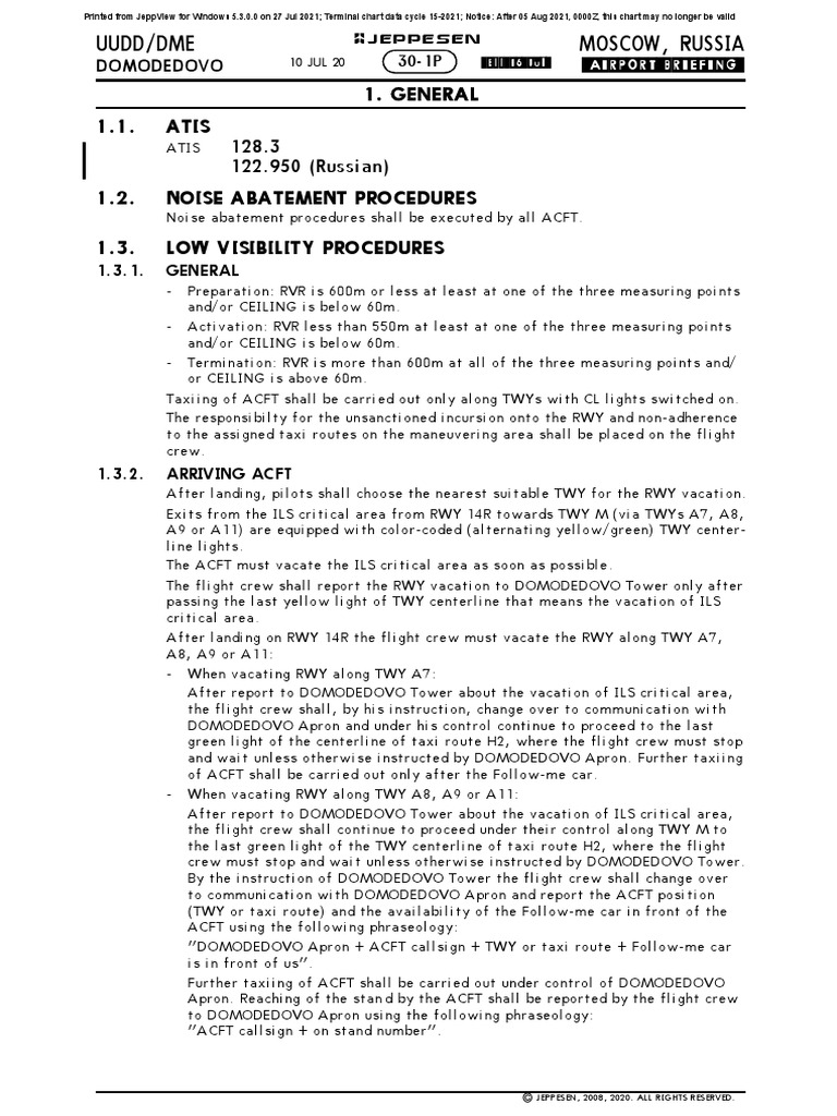 Uudd 15-2021 | PDF | Air Traffic Control | Aviation