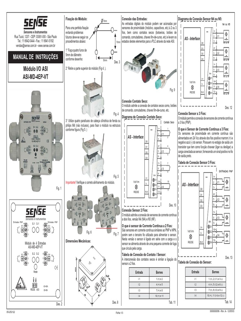 Manual de Instalação do Módulo ASI | PDF | Rede de computadores | Fonte ...