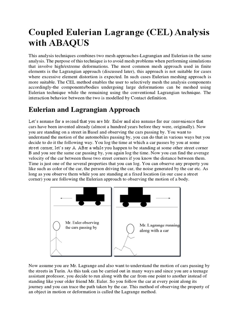 Coupled Eulerian Lagrange 1 | PDF | Continuum Mechanics | Lagrangian Mechanics