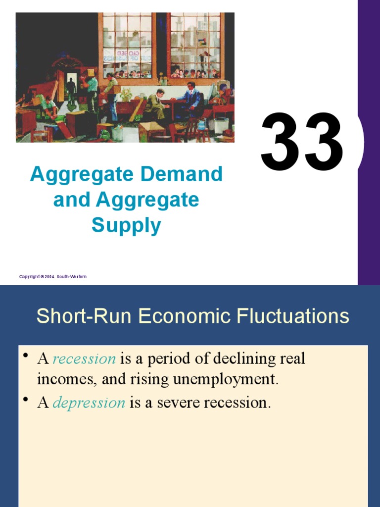 Chap-33, Aggregate - Demand | PDF | Long Run And Short Run | Macroeconomics