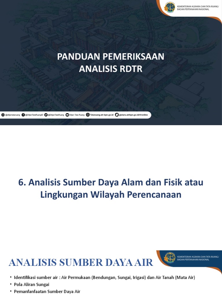 Panduan Pemeriksaan Analisis RDTR | PDF