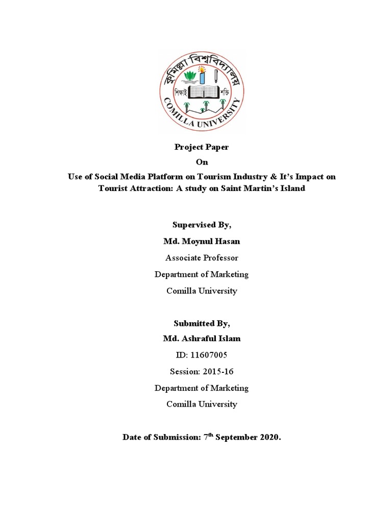 Md. Ashraful Islam Final Projet Paper | PDF | Social Networking Service ...