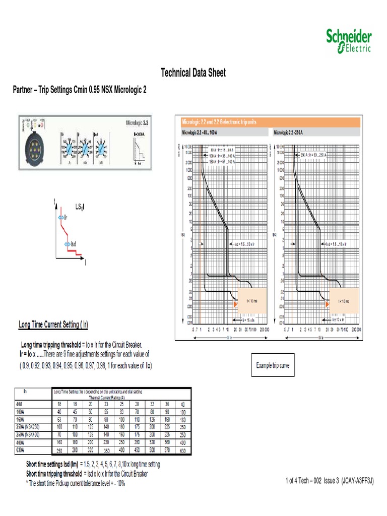 Zs Values Compact NSX With Micrologic 2.2 | PDF | Technology & Engineering