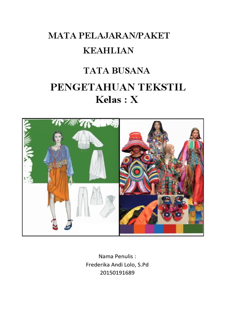 Modul Tekstil RPP 1 | PDF