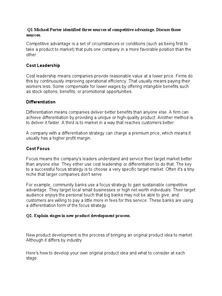 Assignment 3 STM | PDF | Marketing | Competitive Advantage