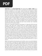 Complete History of World War 2 | PDF | World War II | Allies Of World ...