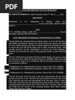 Mutual Compromise Deed Format | PDF | Divorce | Lawsuit