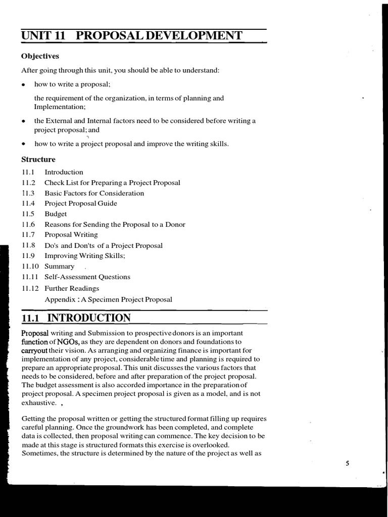 Writing Effective Project Proposals: A Guide to Developing a ...