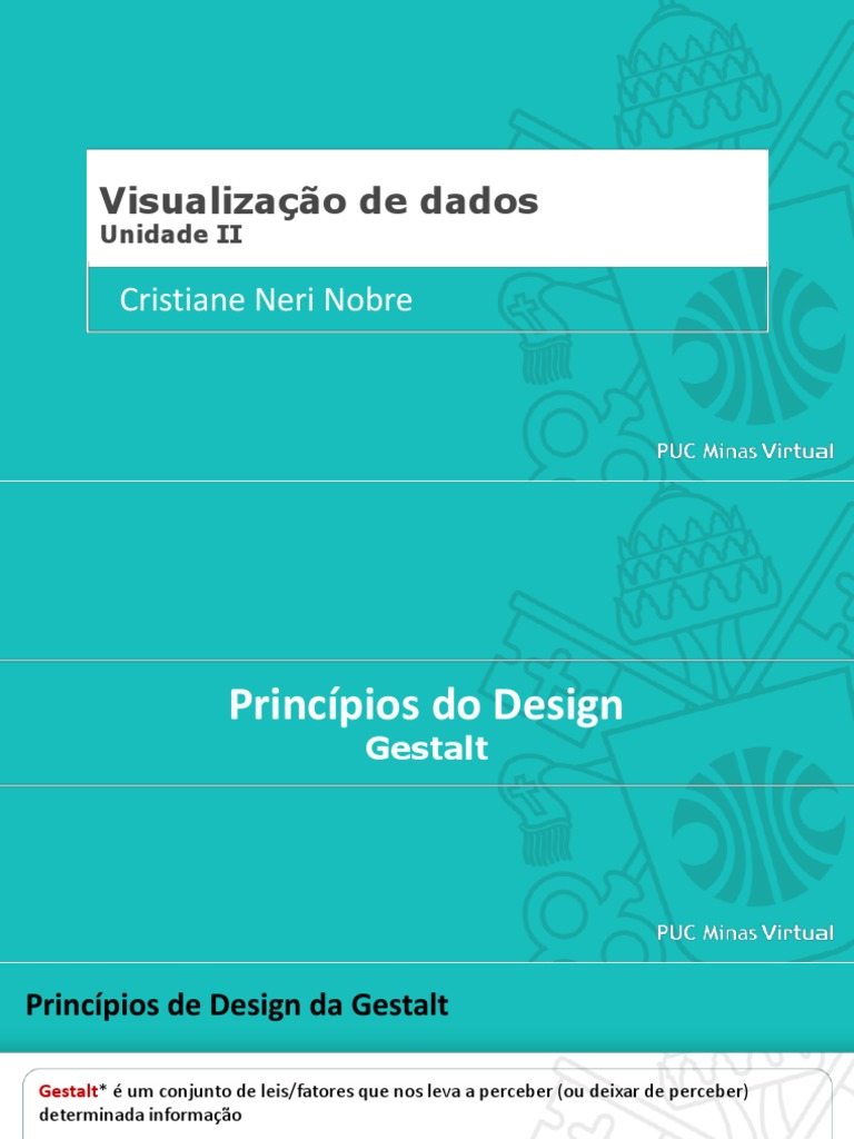 Visualização de dados e princípios da Gestalt | PDF | Ciência cognitiva ...