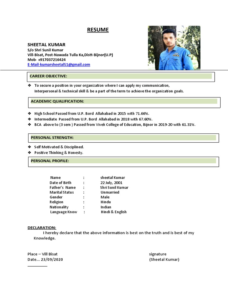 Sheetal Resume 1 | PDF