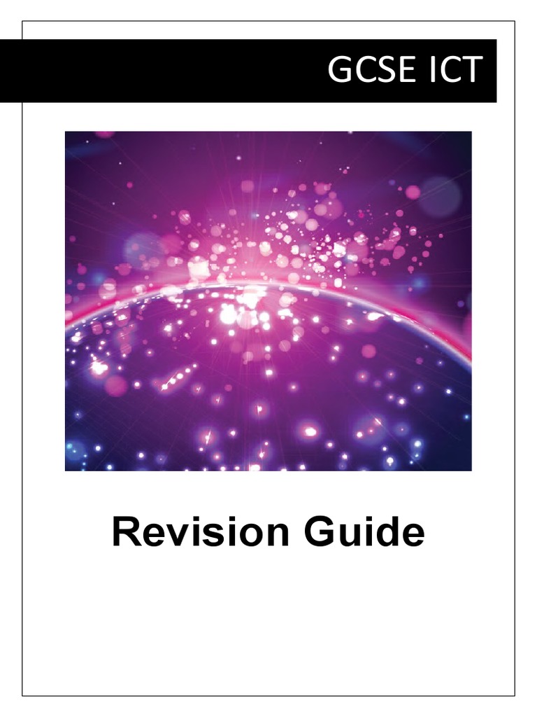 GCSE Revision Guide ICT | PDF | Information Technology | Educational ...