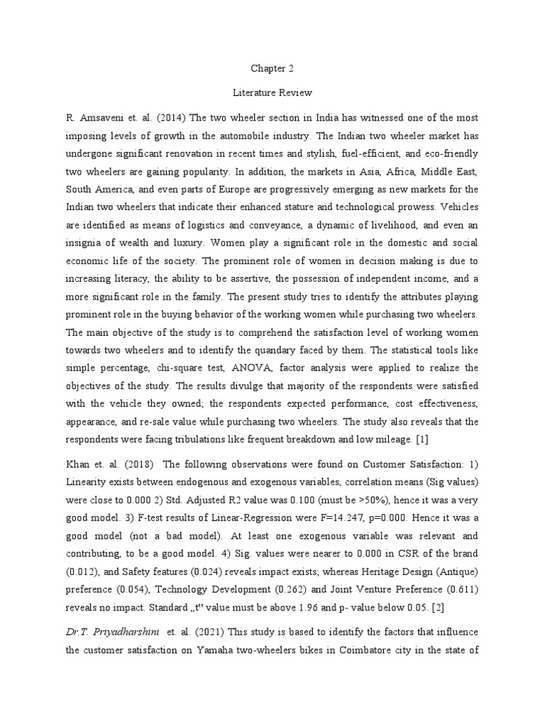 Literature Review | PDF | Customer Satisfaction | Retail