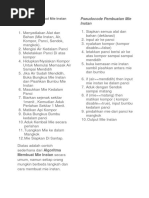 Algoritma Membuat Nasi Goreng | PDF