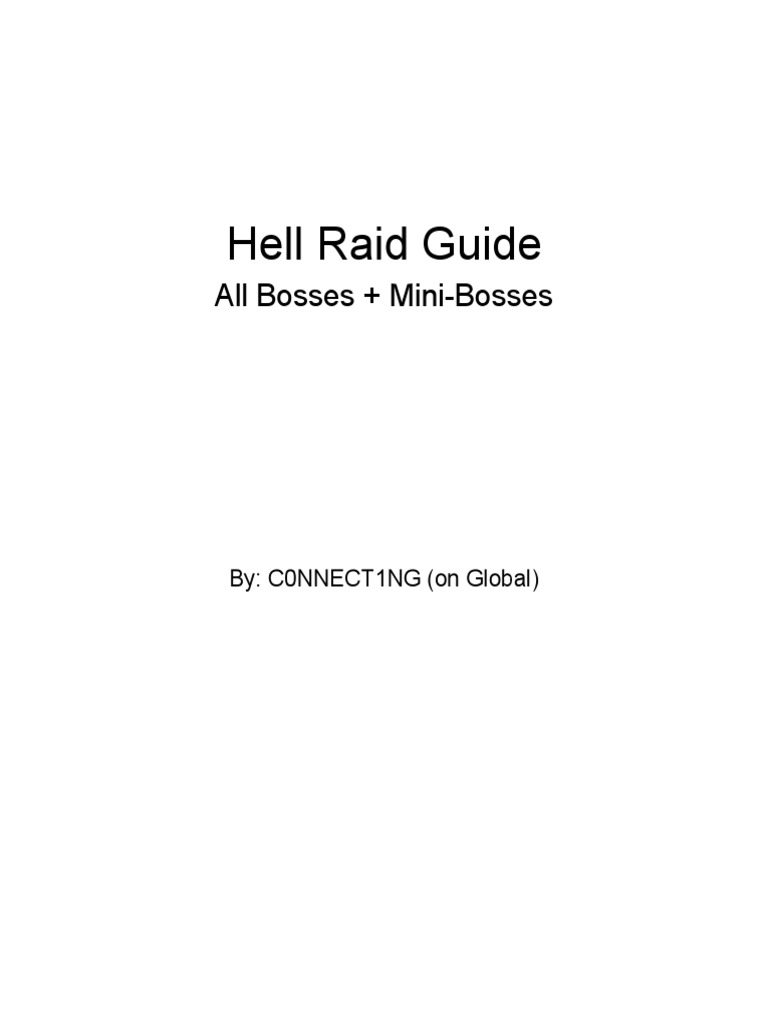 Complete Hell Raid Guide (Epic Seven) | PDF