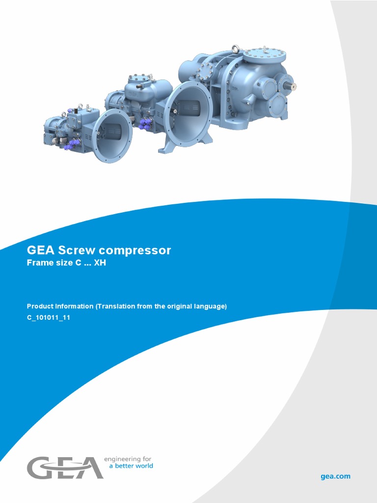 Product Information Gea Screw Compressor - tcm25 37650 | Download Free ...