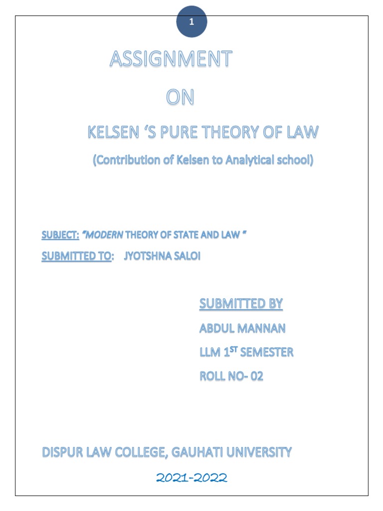 Hans Kelson Pure Theory - MTSL | PDF | Jurisprudence | Science