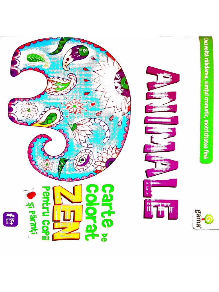 Carte de Colorat Animale | PDF