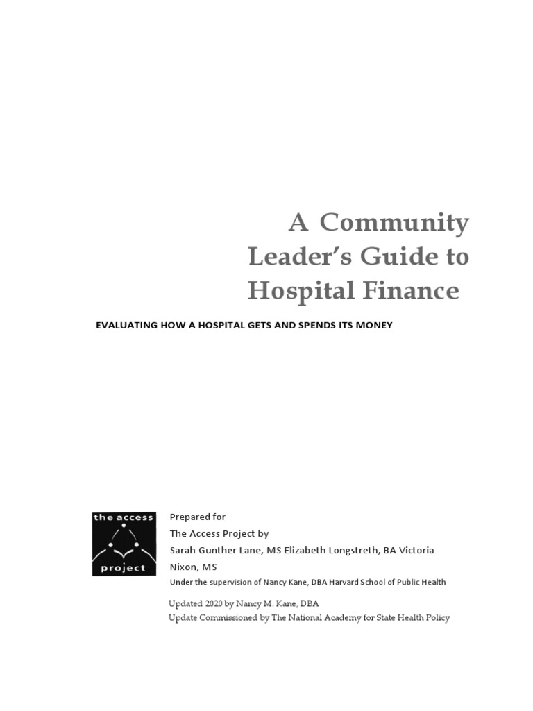 Guide-to-Hospital-Finance Working | PDF | Medicare (United States ...